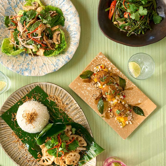 Our New Vegan Thai Dishes Giggling Squid